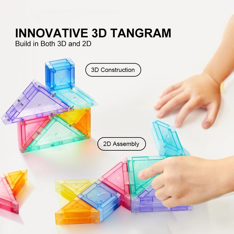 Magnetic Tangram – STEM Educational Activity – Hands-On Montessori Store