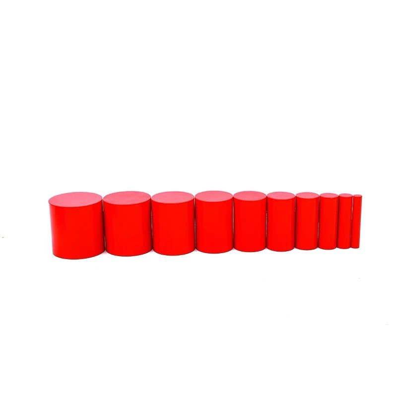 Montessori Knobless Cylinders with Control Cards - Sensorial Material ...